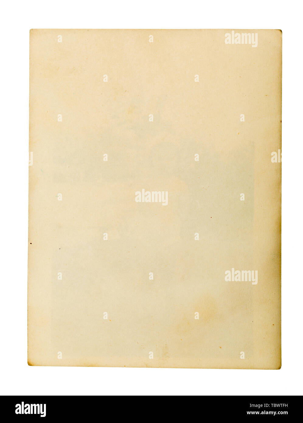 Old paper on white background Stock Photo - Alamy