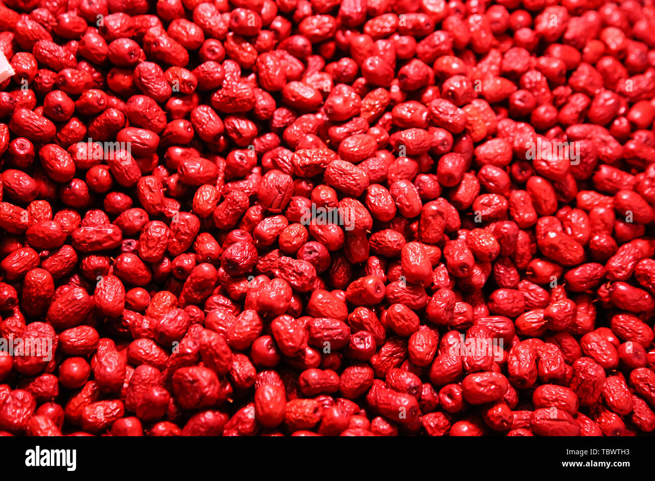 Big red jujube Stock Photo - Alamy
