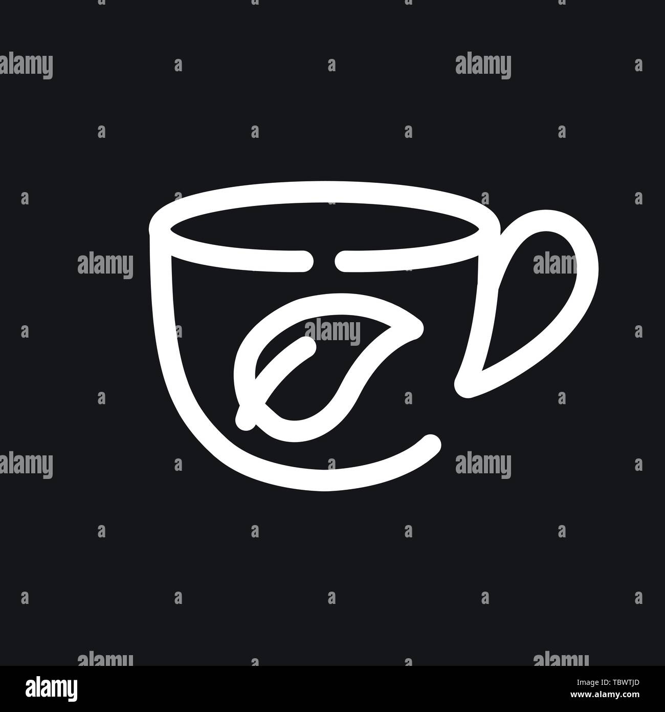 Tea icon vector sign symbol Stock Vector Image & Art - Alamy