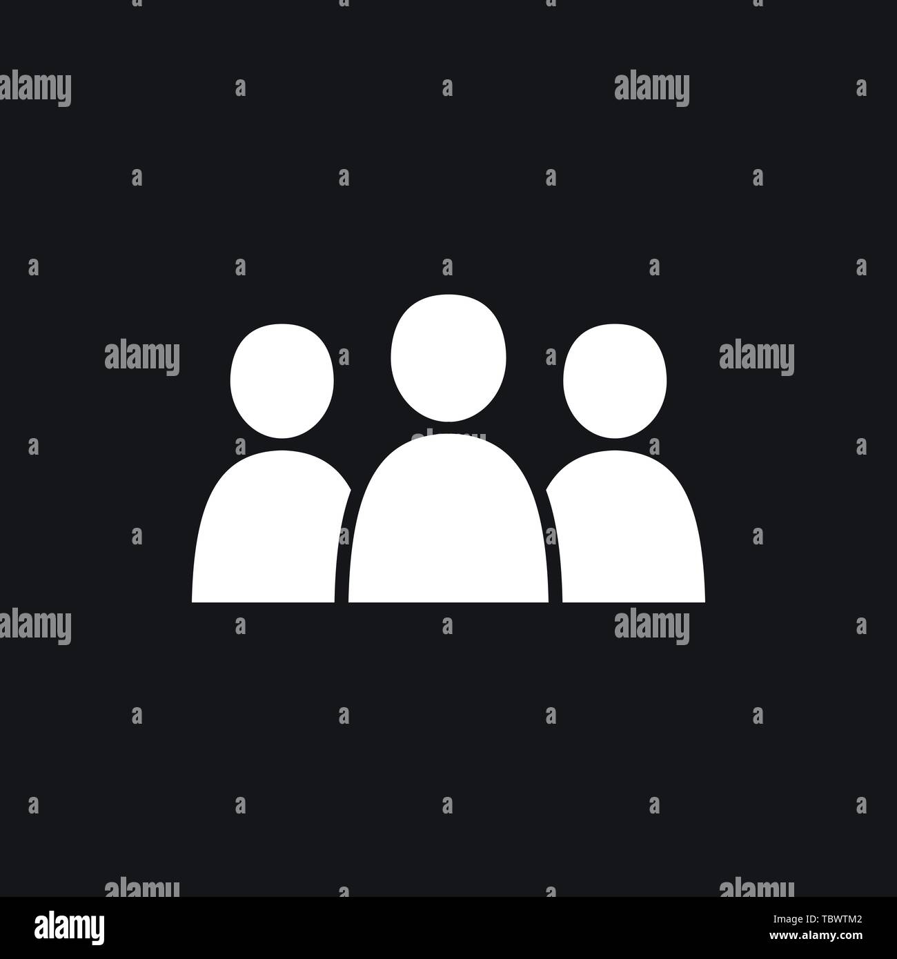 Team icon vector sign symbol Stock Vector Image & Art - Alamy