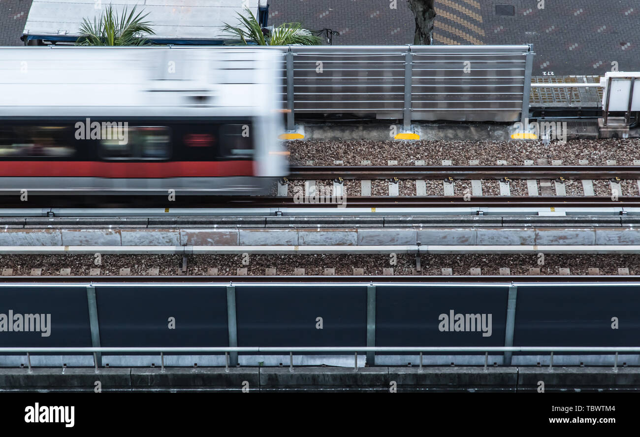 Noise barrier railway hi-res stock photography and images - Alamy
