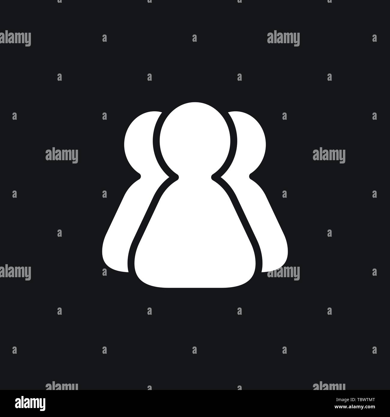 Team icon vector sign symbol Stock Vector Image & Art - Alamy