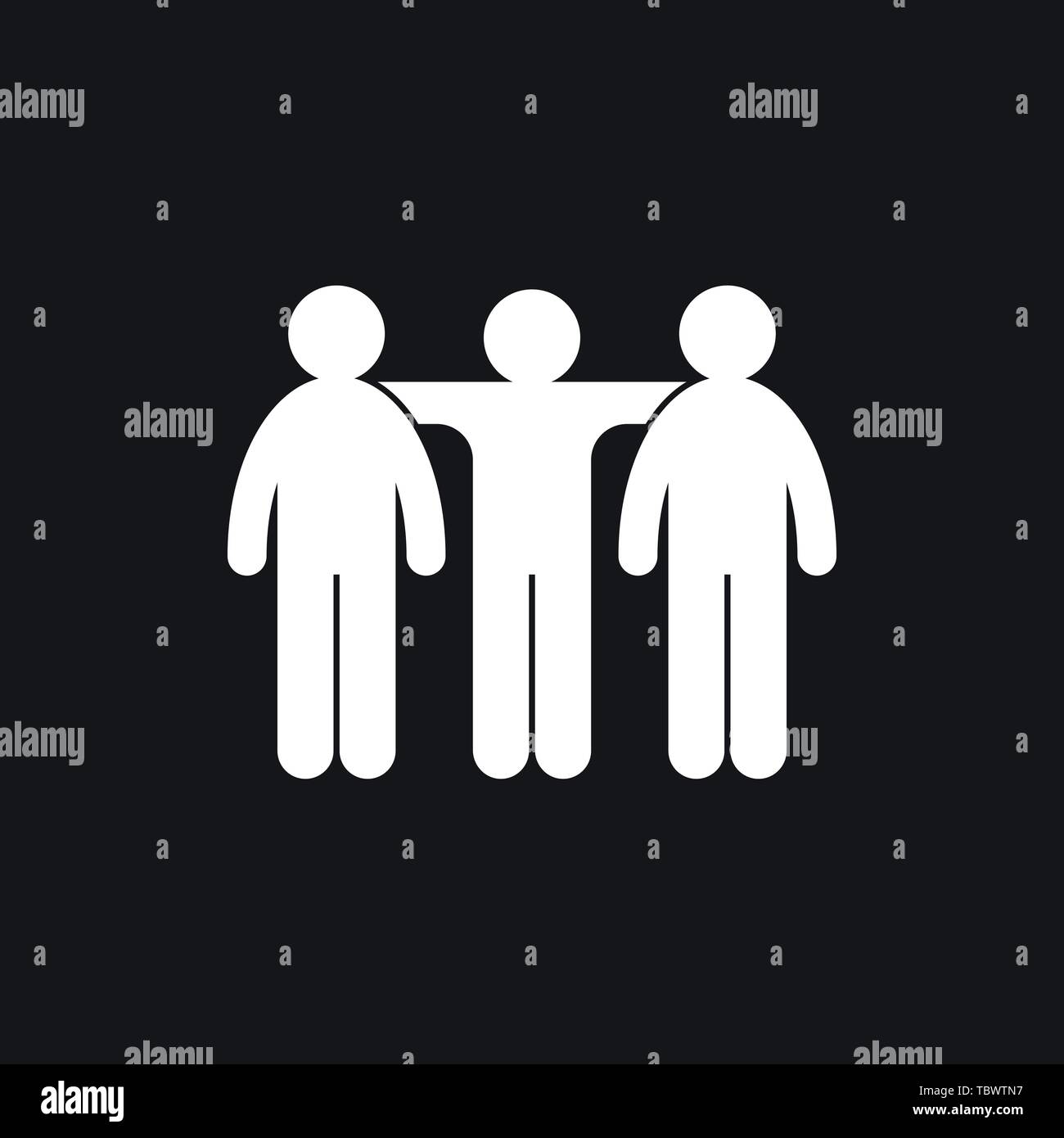 Team icon vector sign symbol Stock Vector Image & Art - Alamy