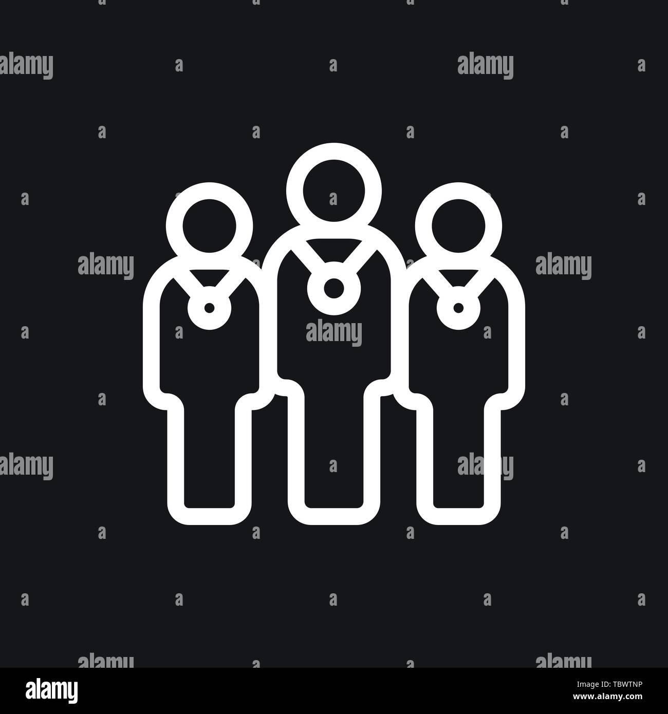 Team icon vector sign symbol Stock Vector Image & Art - Alamy