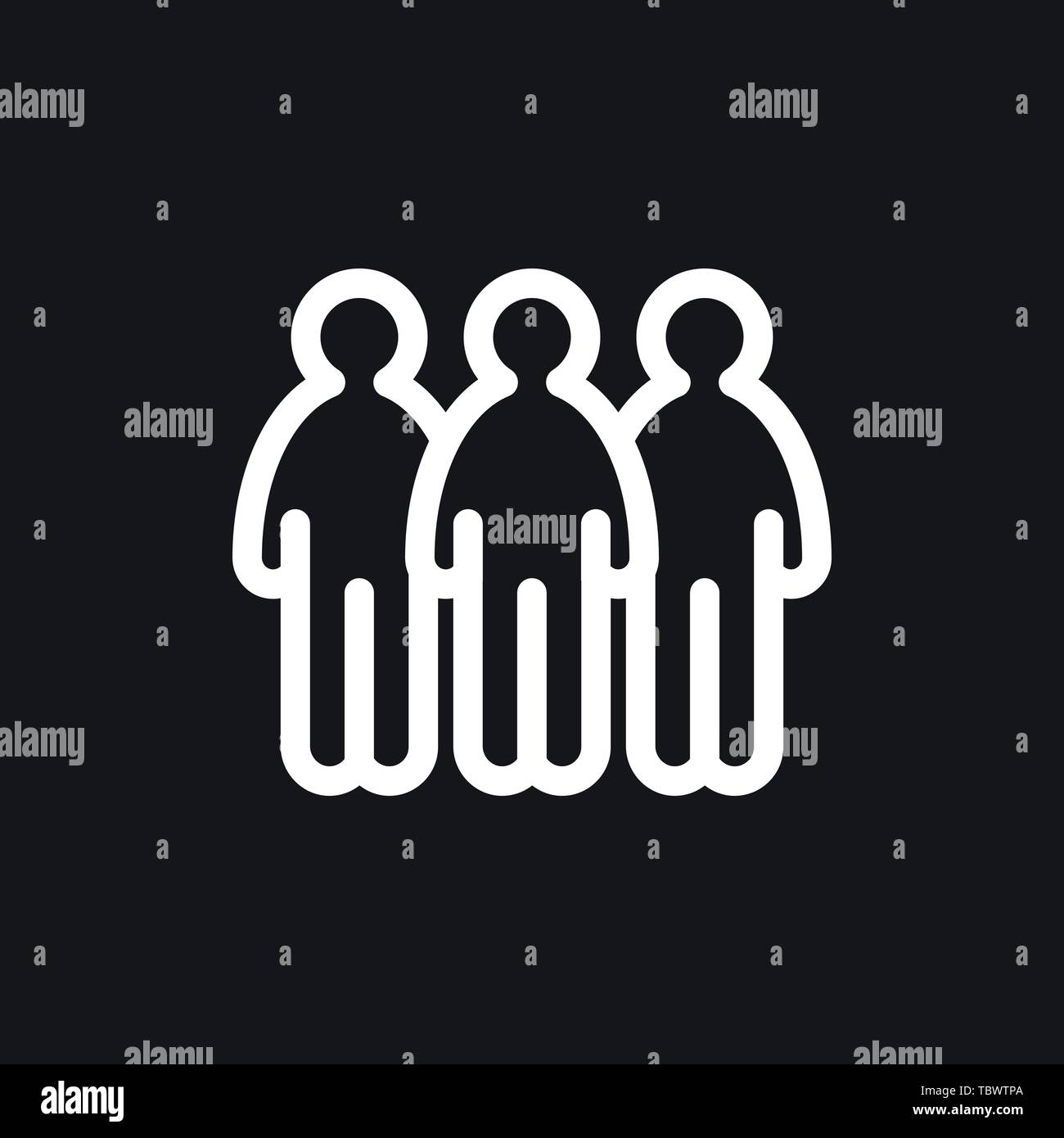 Team icon vector sign symbol Stock Vector Image & Art - Alamy