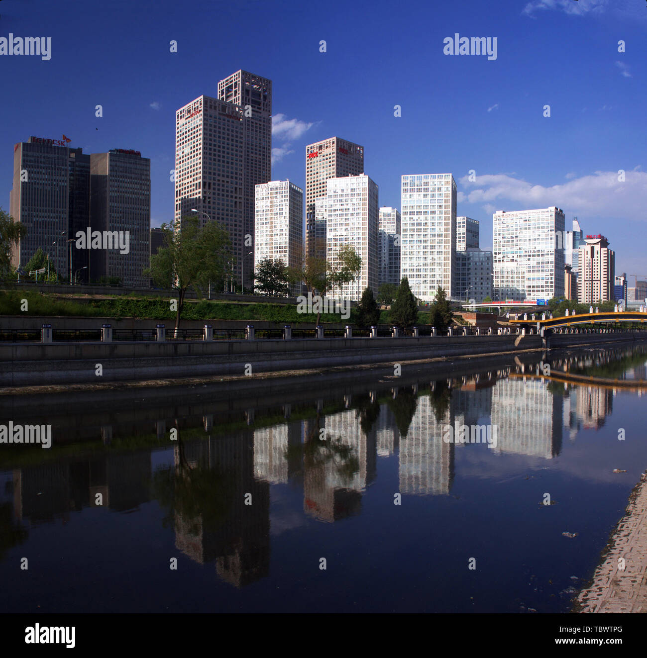 Beijing International Trade City Scenery Stock Photo - Alamy
