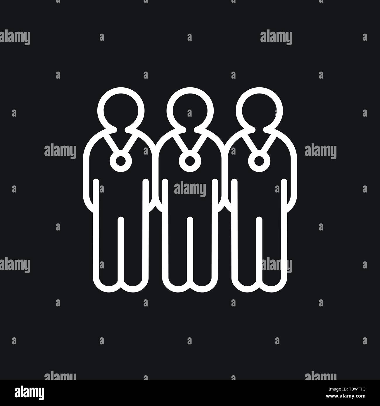Team icon vector sign symbol Stock Vector Image & Art - Alamy