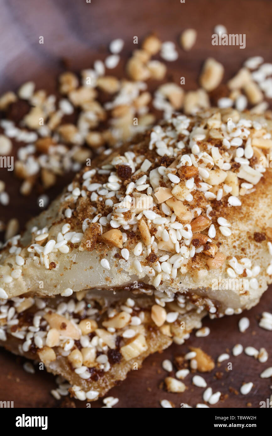 Chinese traditional snack Ciba hemp rice cake Stock Photo - Alamy