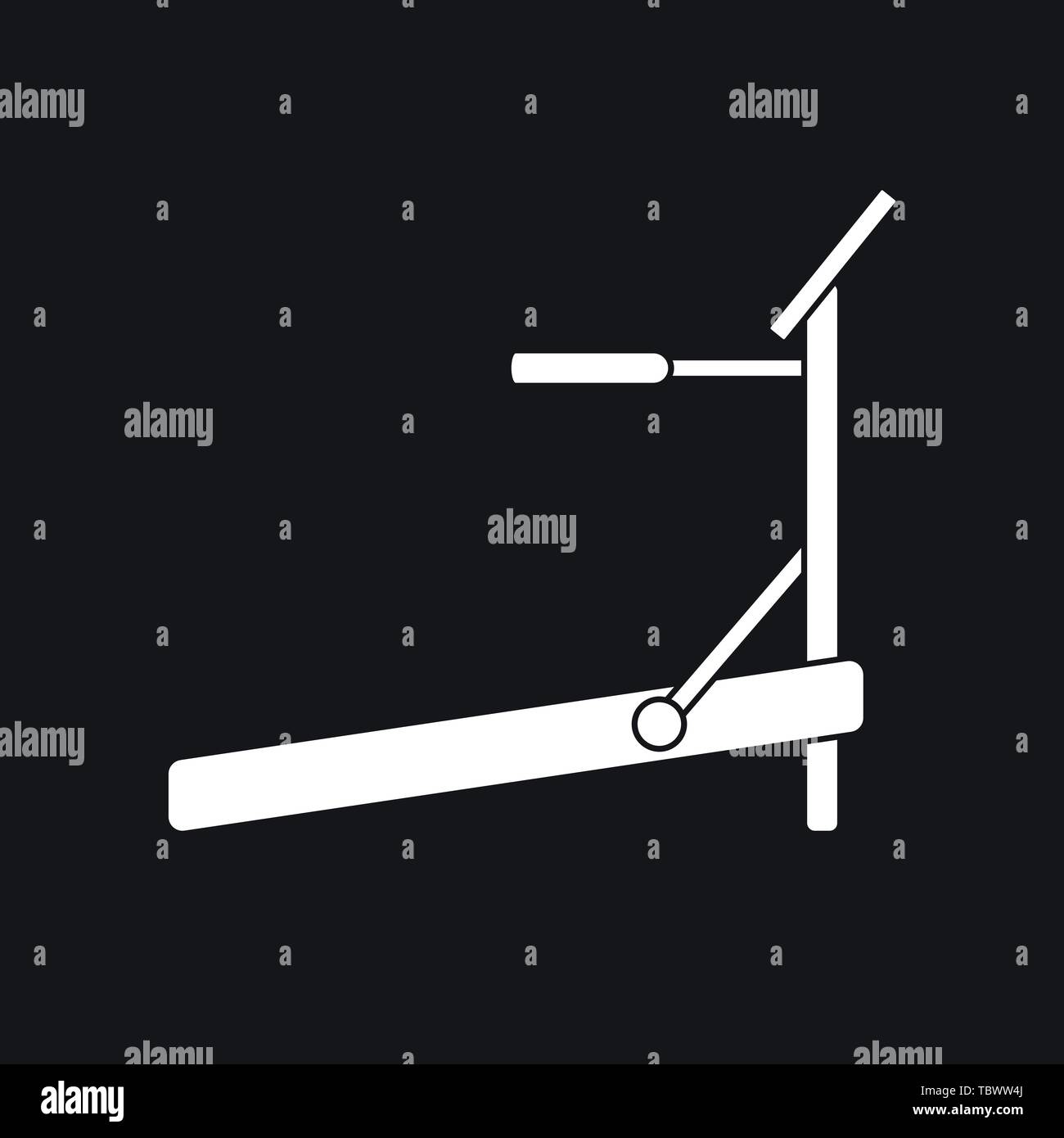 Treadmill icon vector sign symbol Stock Vector Image & Art - Alamy