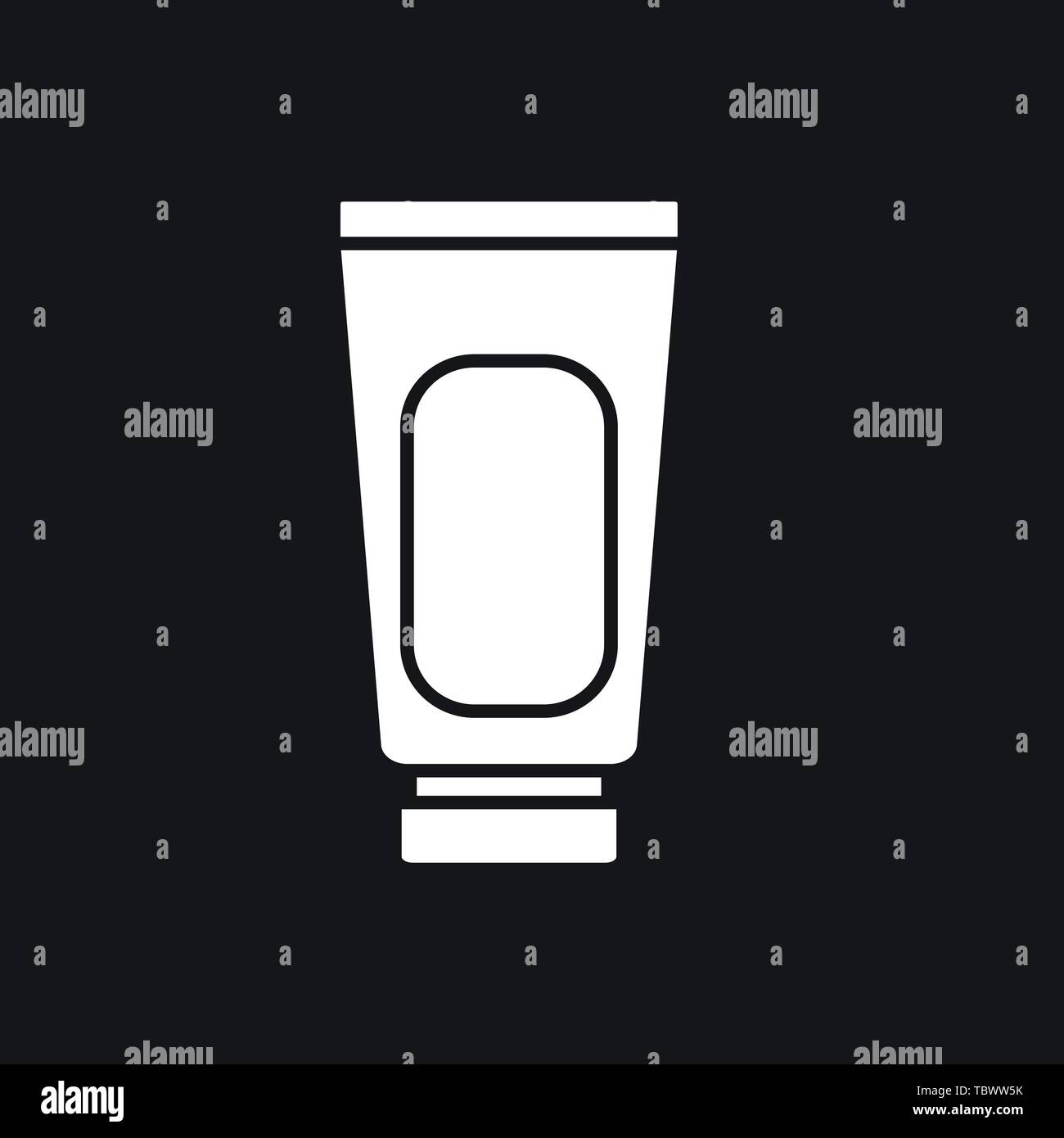 Empty toothpaste container Stock Vector Images - Alamy