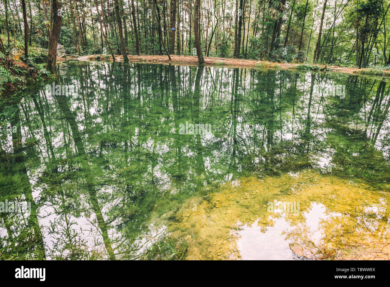Scenery of Jiufeng Yaochi, Jiufengshan, Chongqing Stock Photo - Alamy