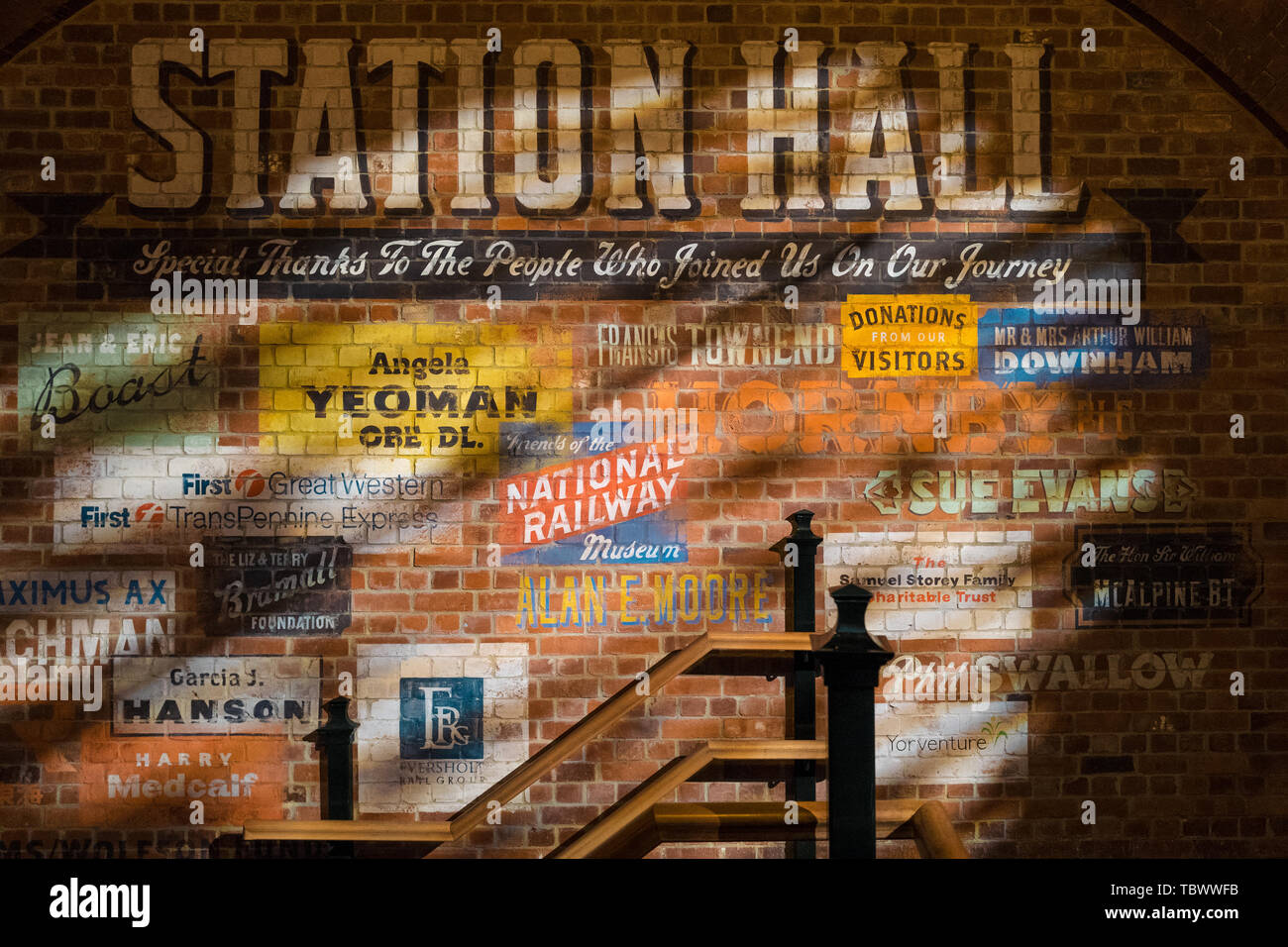 Station Hall, British Railway Museum, York, UK Stock Photo - Alamy