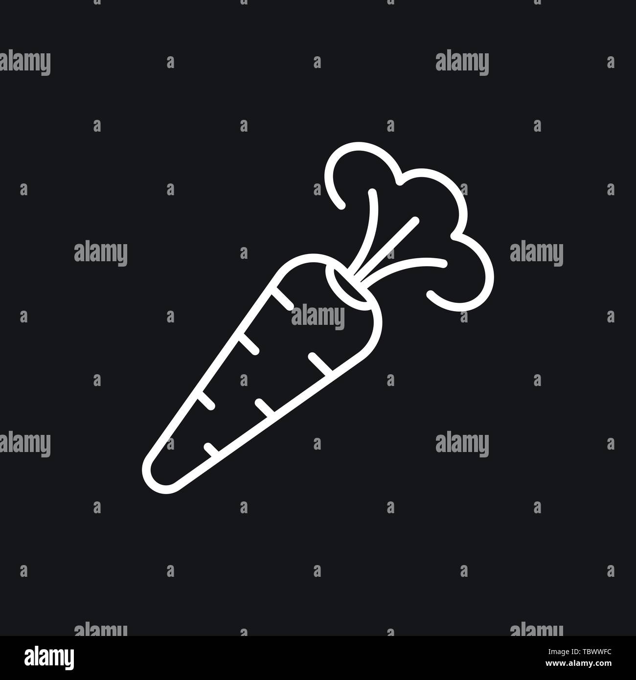 Vegetables Icon vector sign symbol Stock Vector Image & Art - Alamy