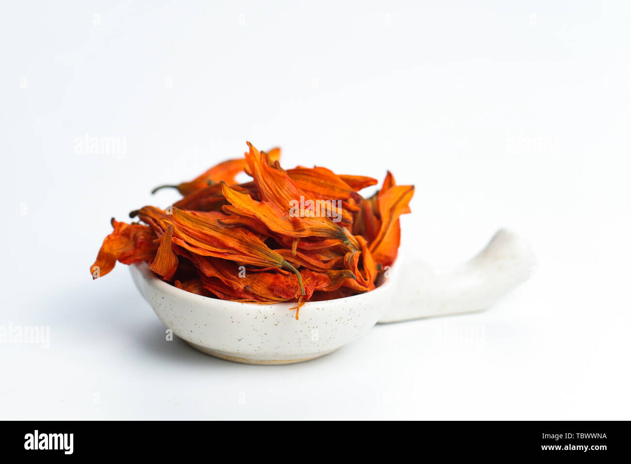 Lily flower tea Stock Photo - Alamy