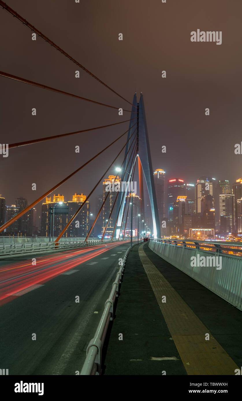 Hung Cliff and Qianmen Bridge Stock Photo - Alamy