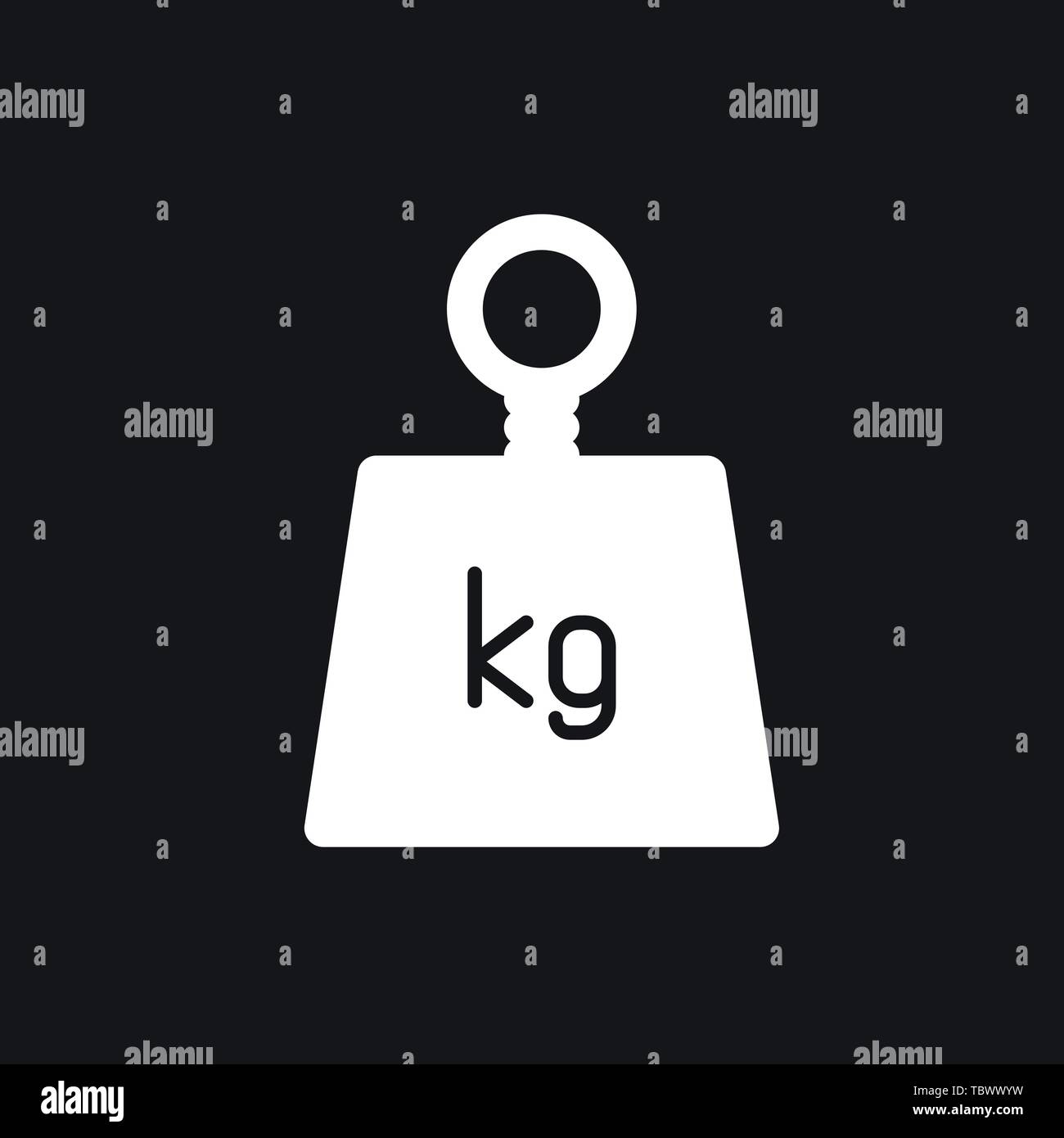 Weight Icon vector sign symbol Stock Vector Image & Art - Alamy