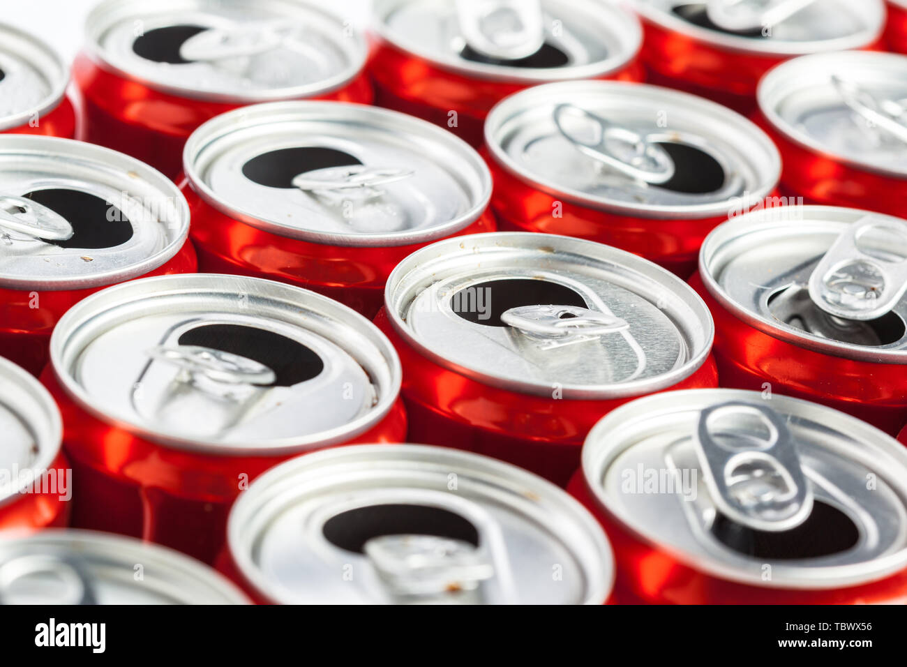 Empty recycle cans Stock Photo - Alamy