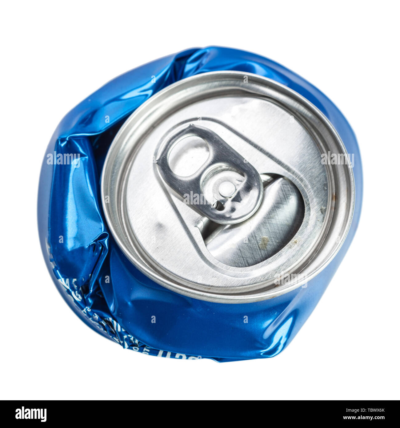 Compressed cans isolated on a white background Stock Photo - Alamy