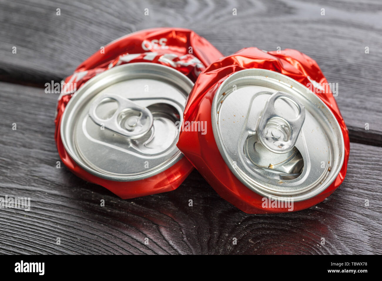 aluminum cans. recycling Stock Photo - Alamy