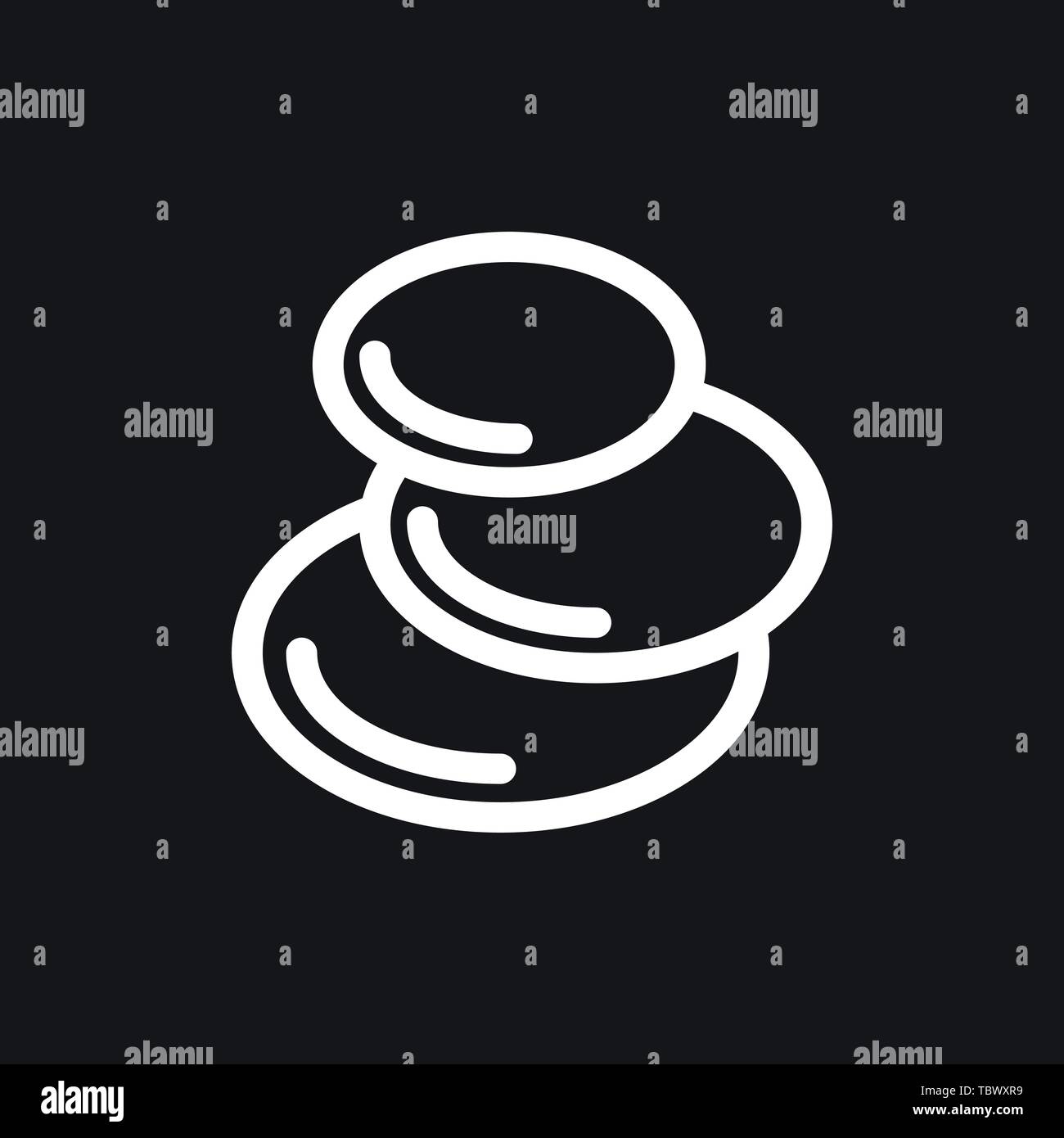 Zen icon vector sign symbol Stock Vector Image & Art - Alamy