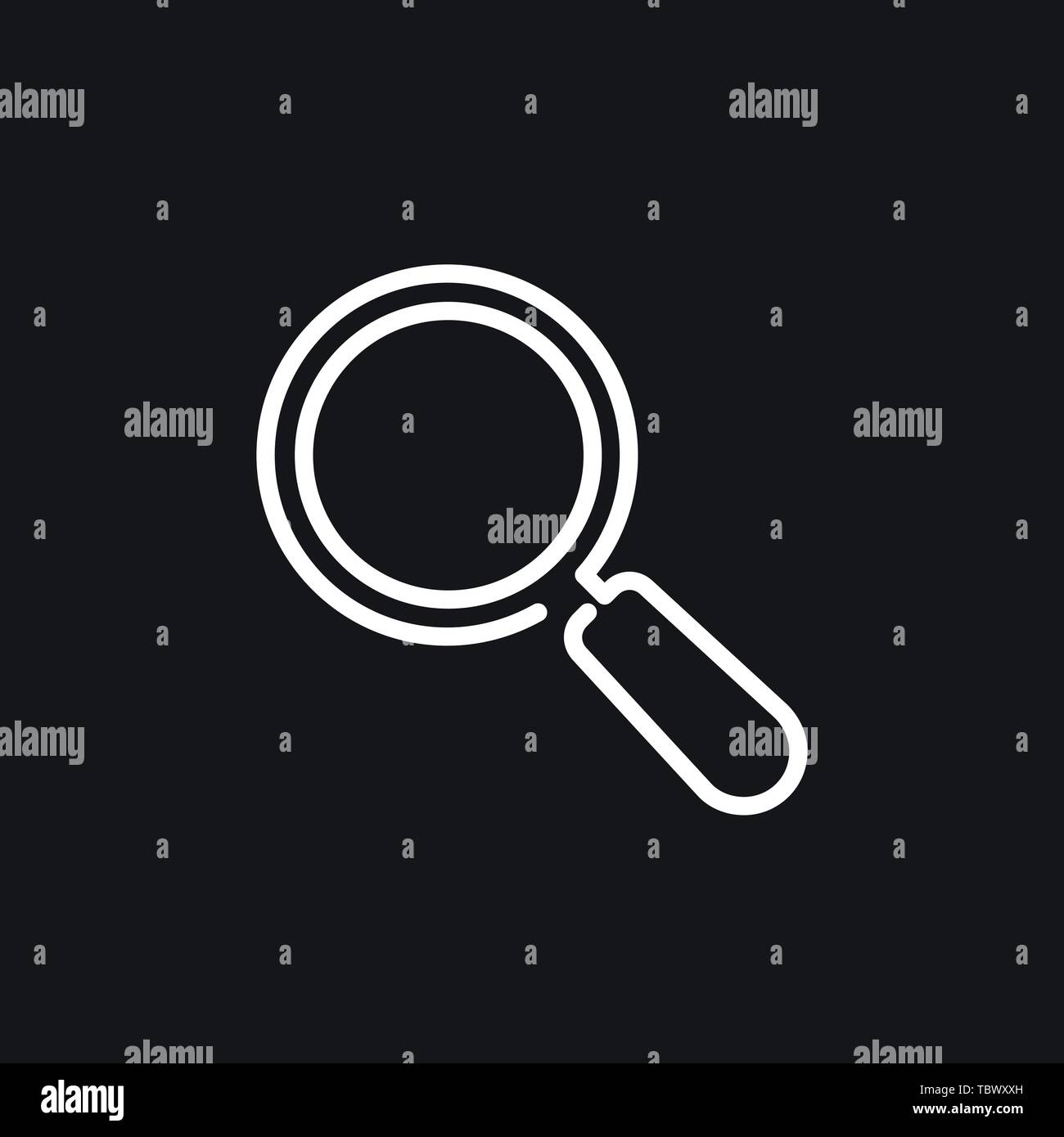 Zoom icon vector sign symbol Stock Vector Image & Art - Alamy