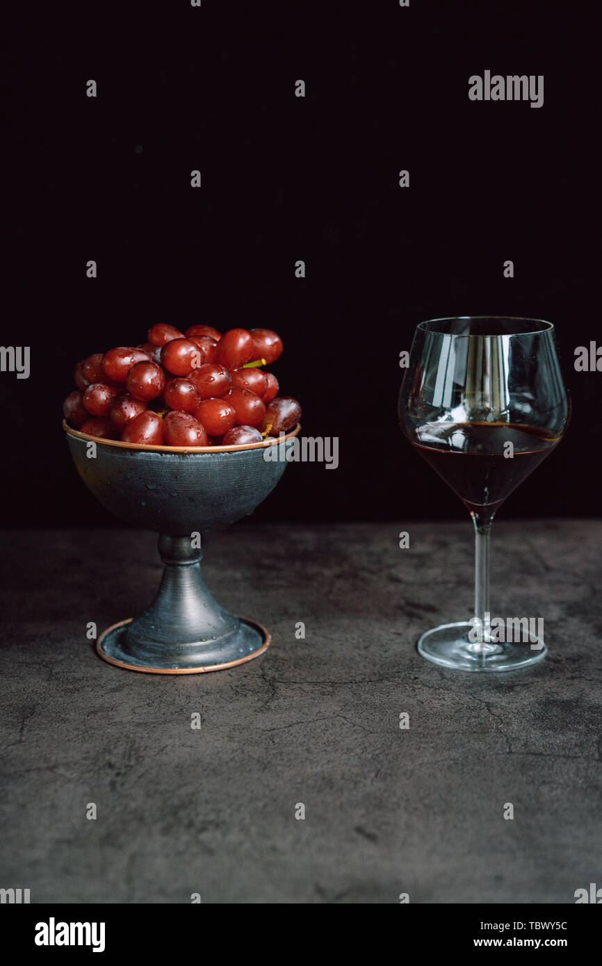 Grapes in a cup Stock Photo - Alamy