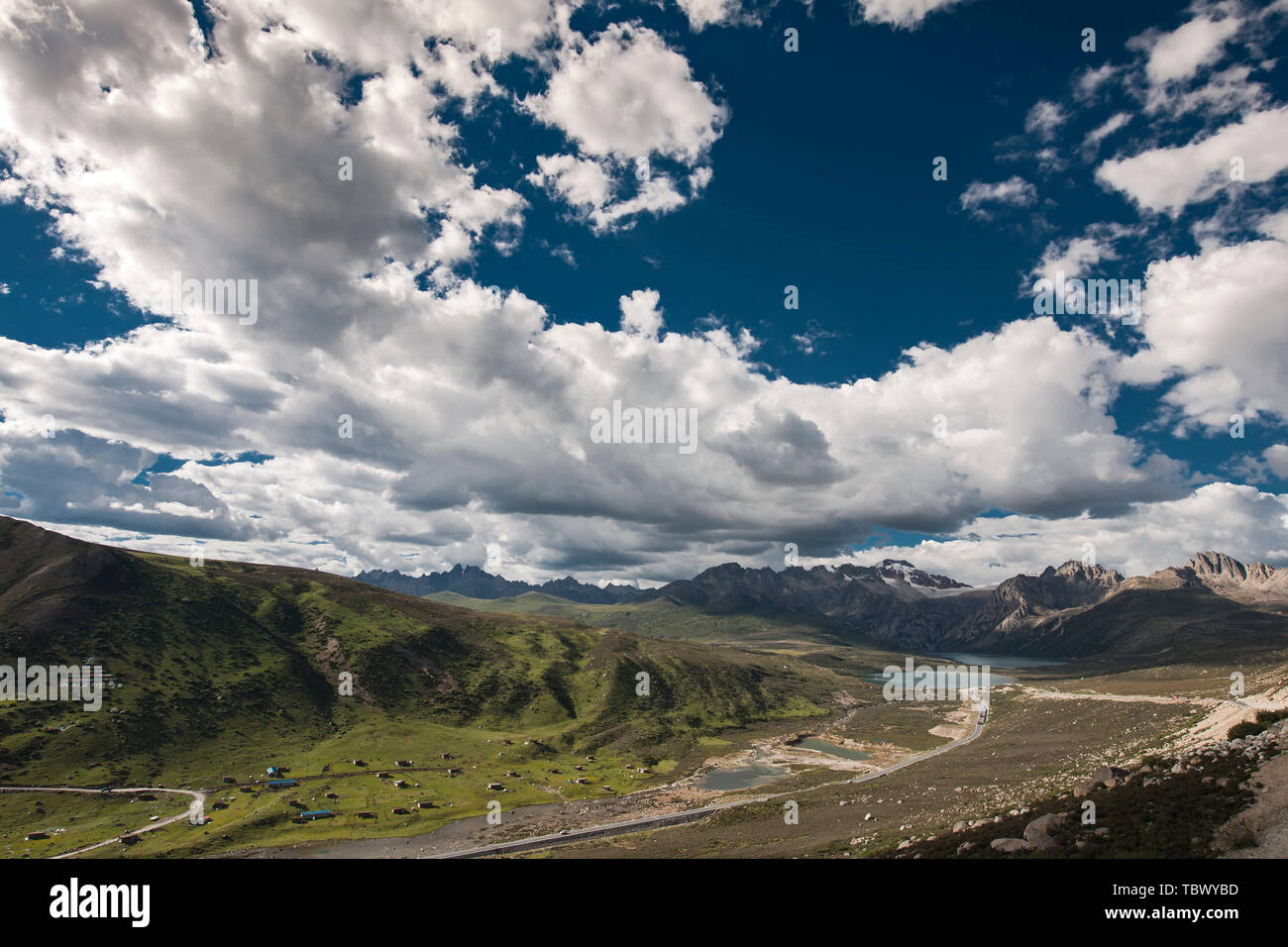 Sister Lake, Litang, Sichuan Stock Photo - Alamy