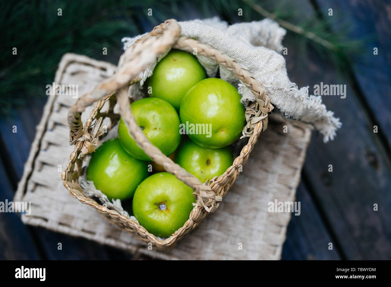 Delicious big winter jujube Stock Photo - Alamy