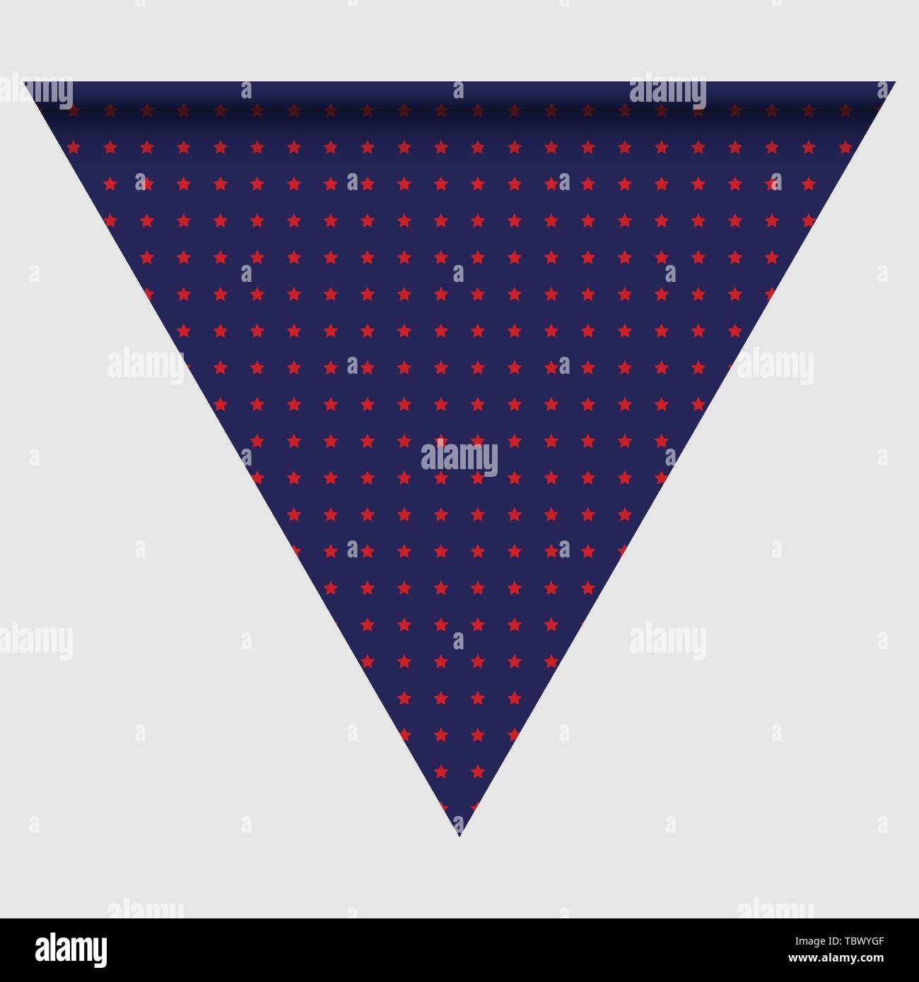 Triangular red flag hi-res stock photography and images - Alamy