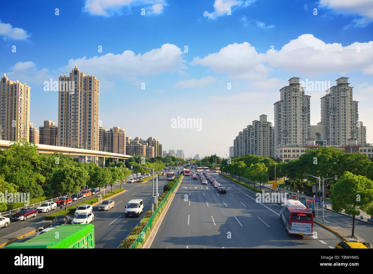 City Street View Stock Photo - Alamy