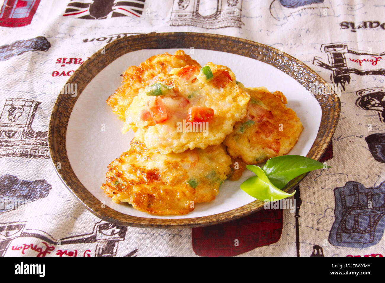 Shrimp cakes, shrimp cakes, fish cakes Stock Photo - Alamy