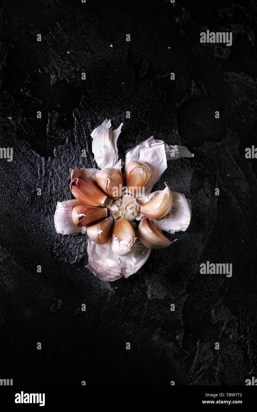 Garlic advertising ideas Stock Photo - Alamy