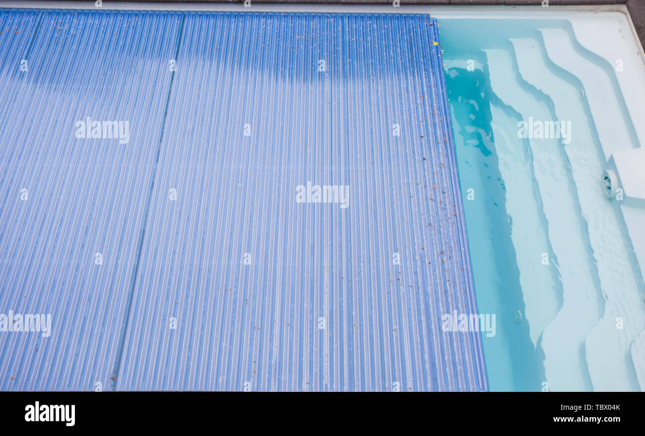 Pool cover roller hi-res stock photography and images - Alamy