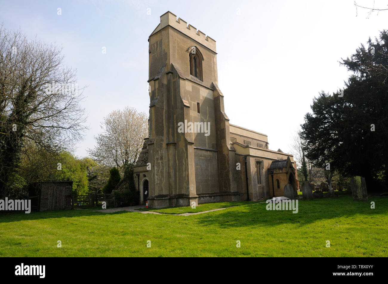 St Faith’s Church, Hexton, Hertfordshire, appears to be early 19th ...
