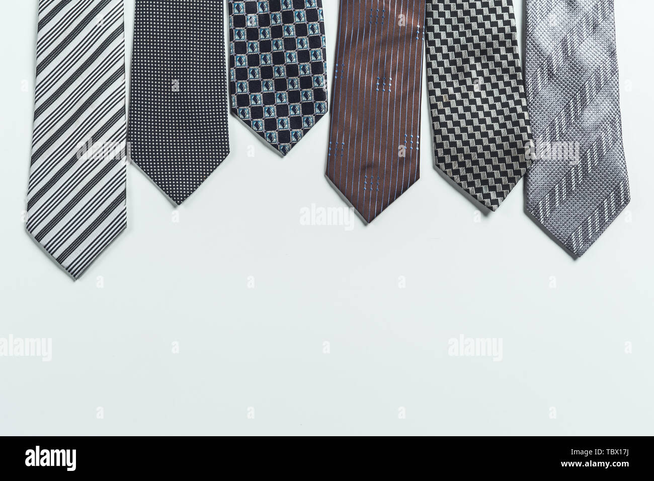 tie over white background Stock Photo - Alamy