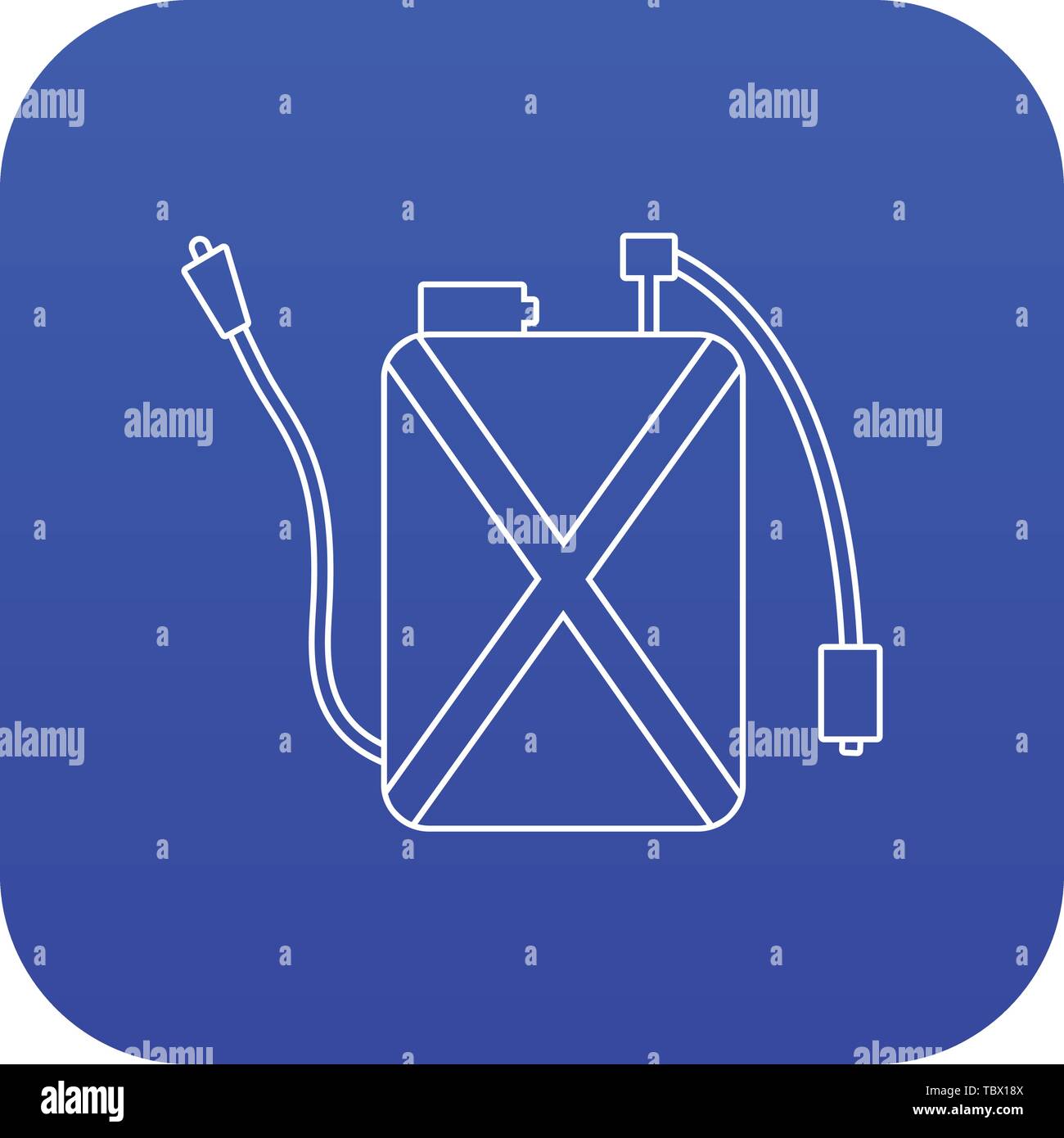 Pest control icon blue vector Stock Vector Image & Art - Alamy