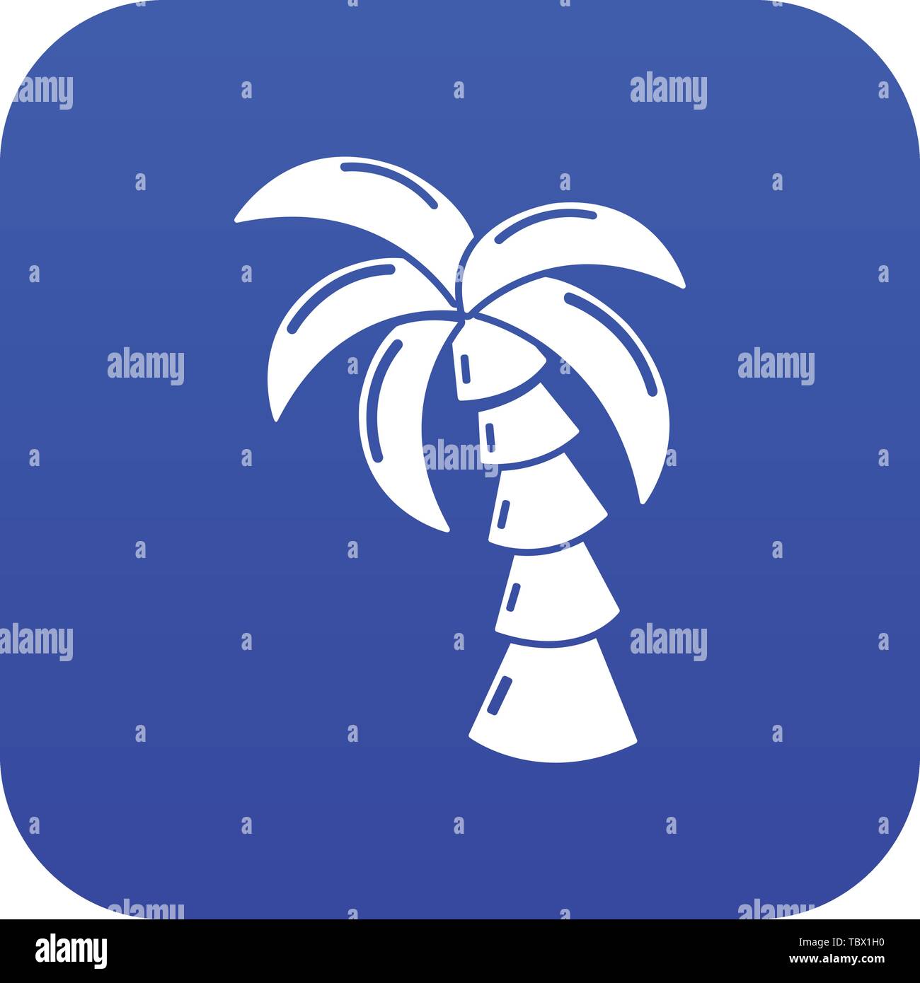 Landscaping garden tropical palm trees Stock Vector Images - Alamy