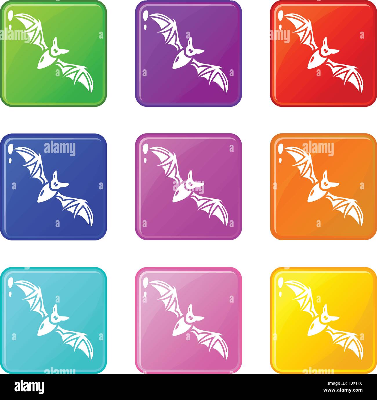 Bat icon, simple black style Stock Vector Image & Art - Alamy