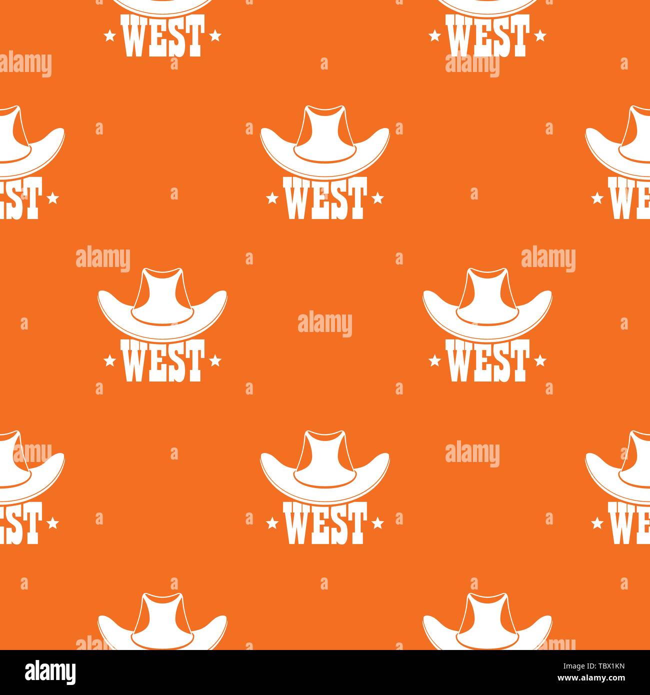West pattern vector orange Stock Vector Image & Art - Alamy