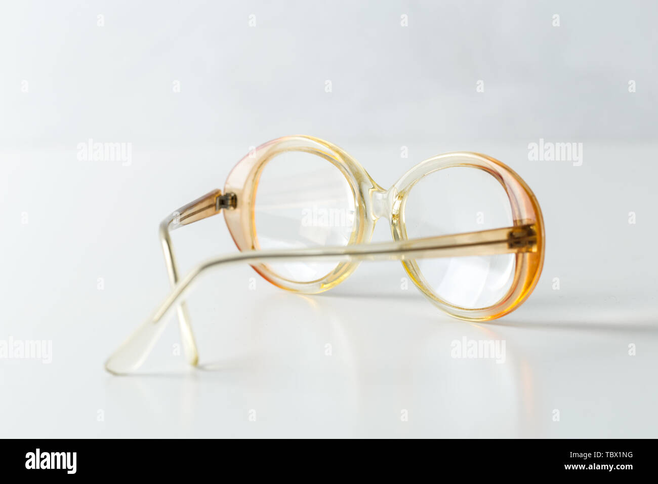 eyeglasses isolated on white Stock Photo - Alamy
