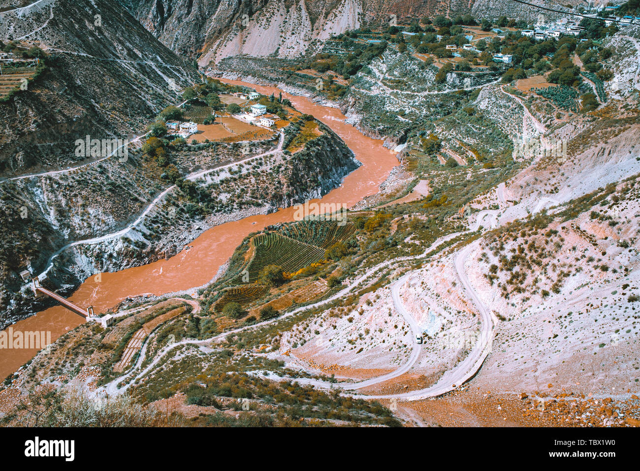 First Bay of Lancang River Stock Photo - Alamy