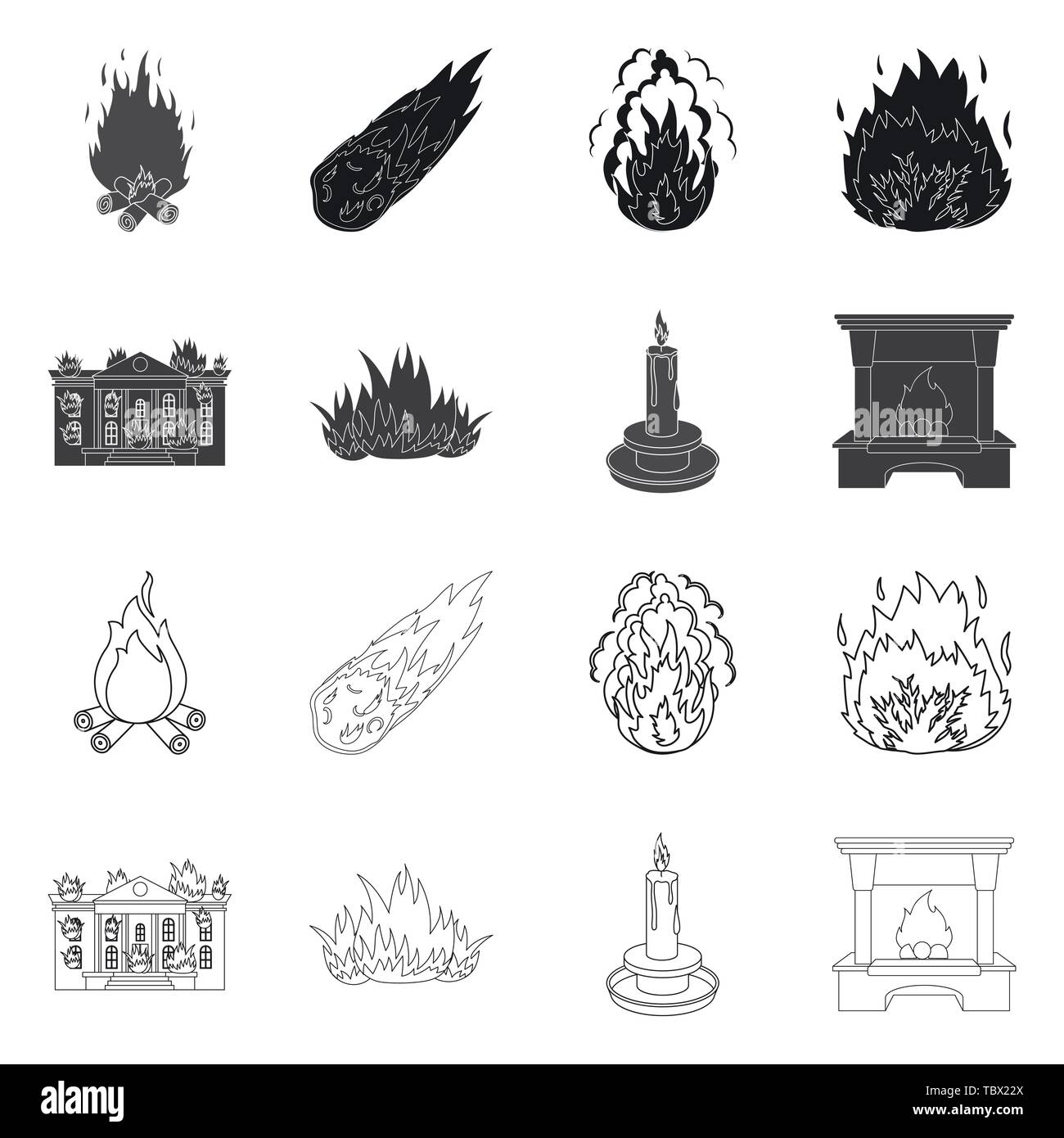 bonfire,meteorite,building,comic,candle,emergency,protection,fight,fire ...