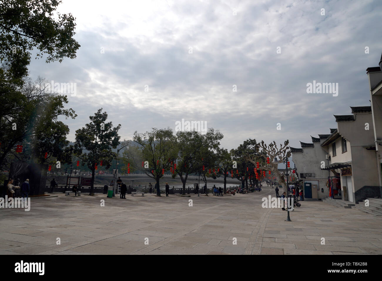 Scenery of Jiang's former residence in Fenghua Xikou Stock Photo - Alamy