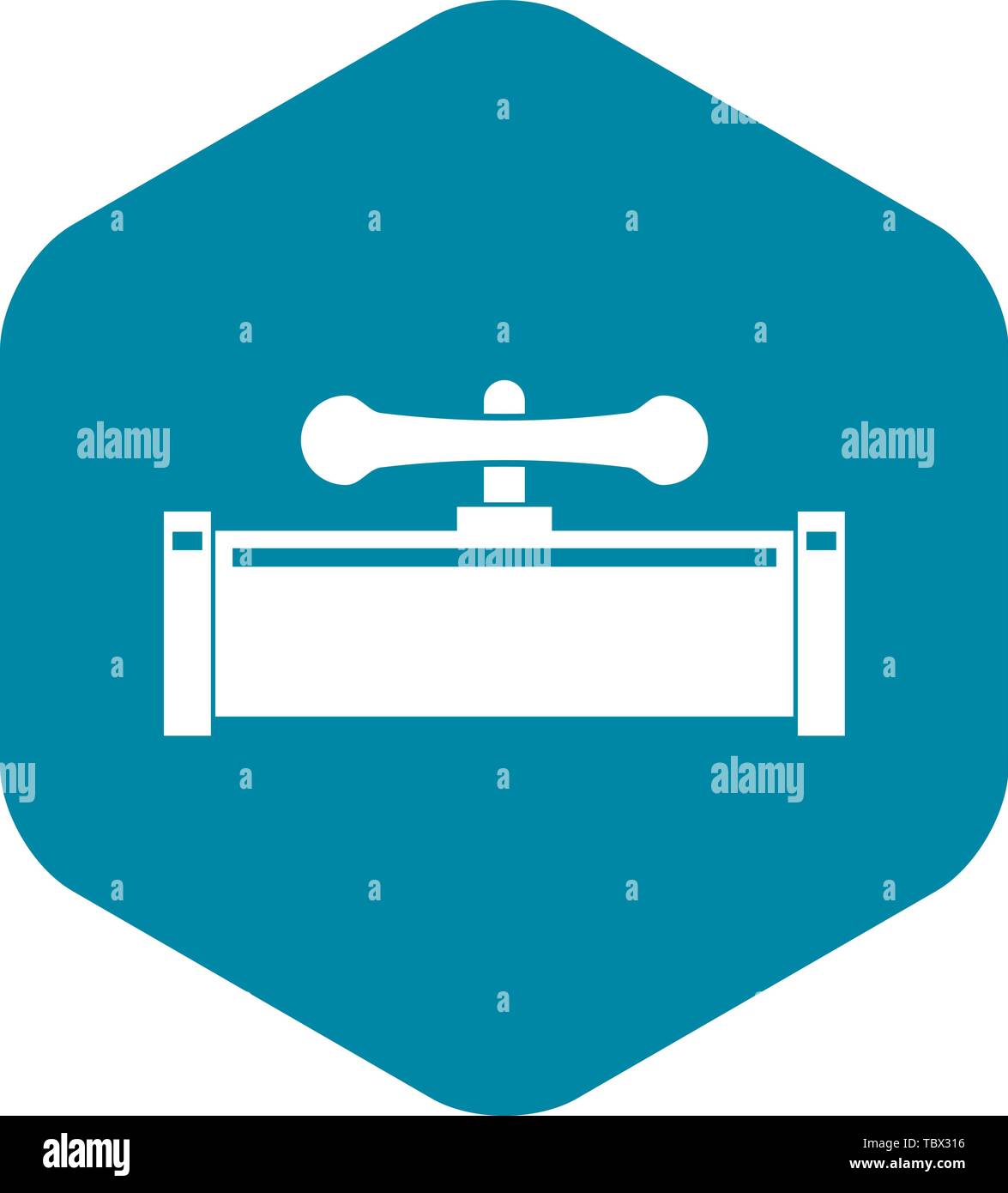 Plumbing valve icon, simple style Stock Vector Image & Art - Alamy
