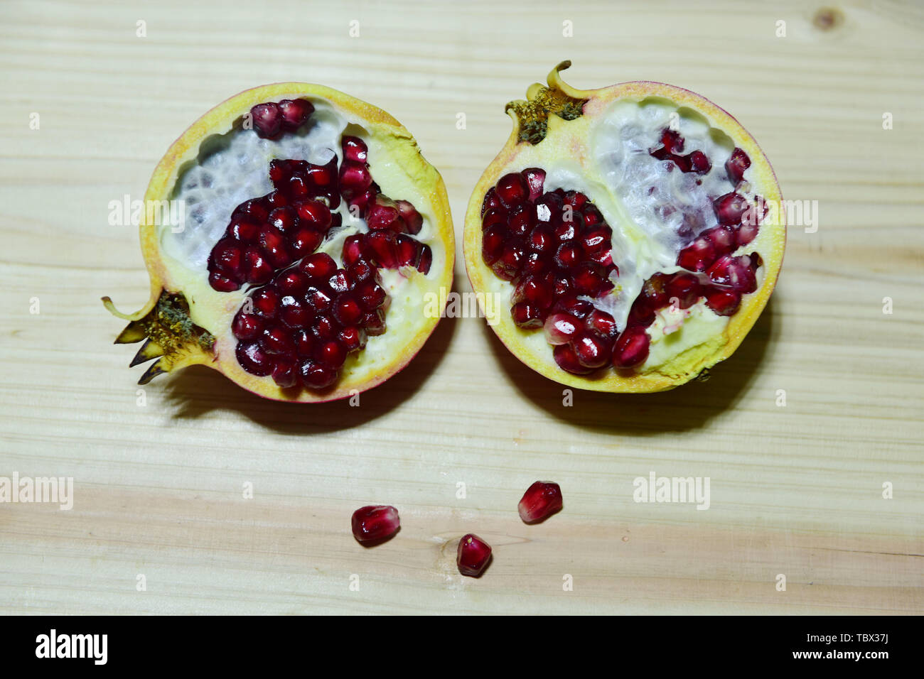 Soft seed pomegranate Stock Photo - Alamy