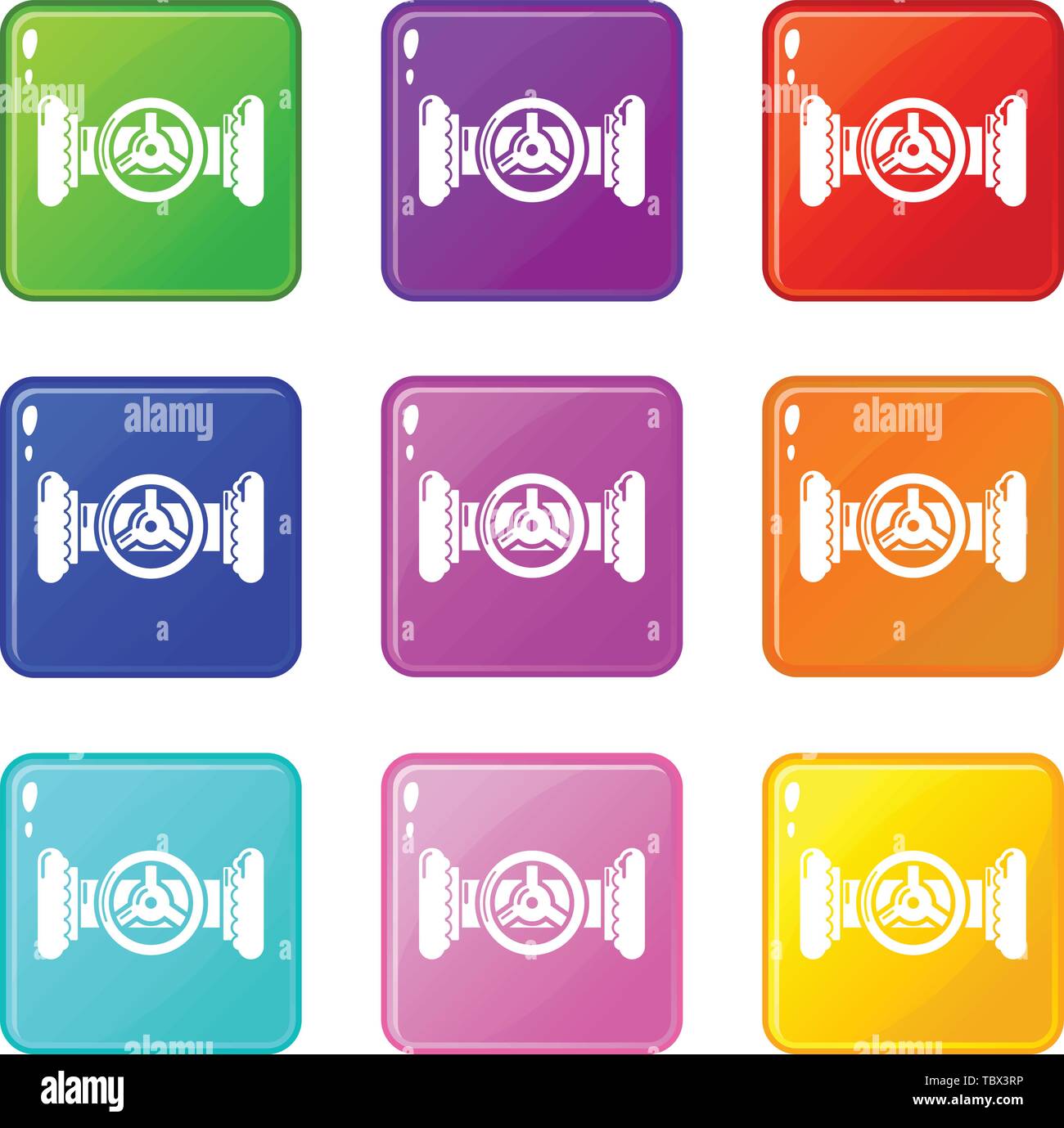 Valve icon, simple style Stock Vector Image & Art - Alamy