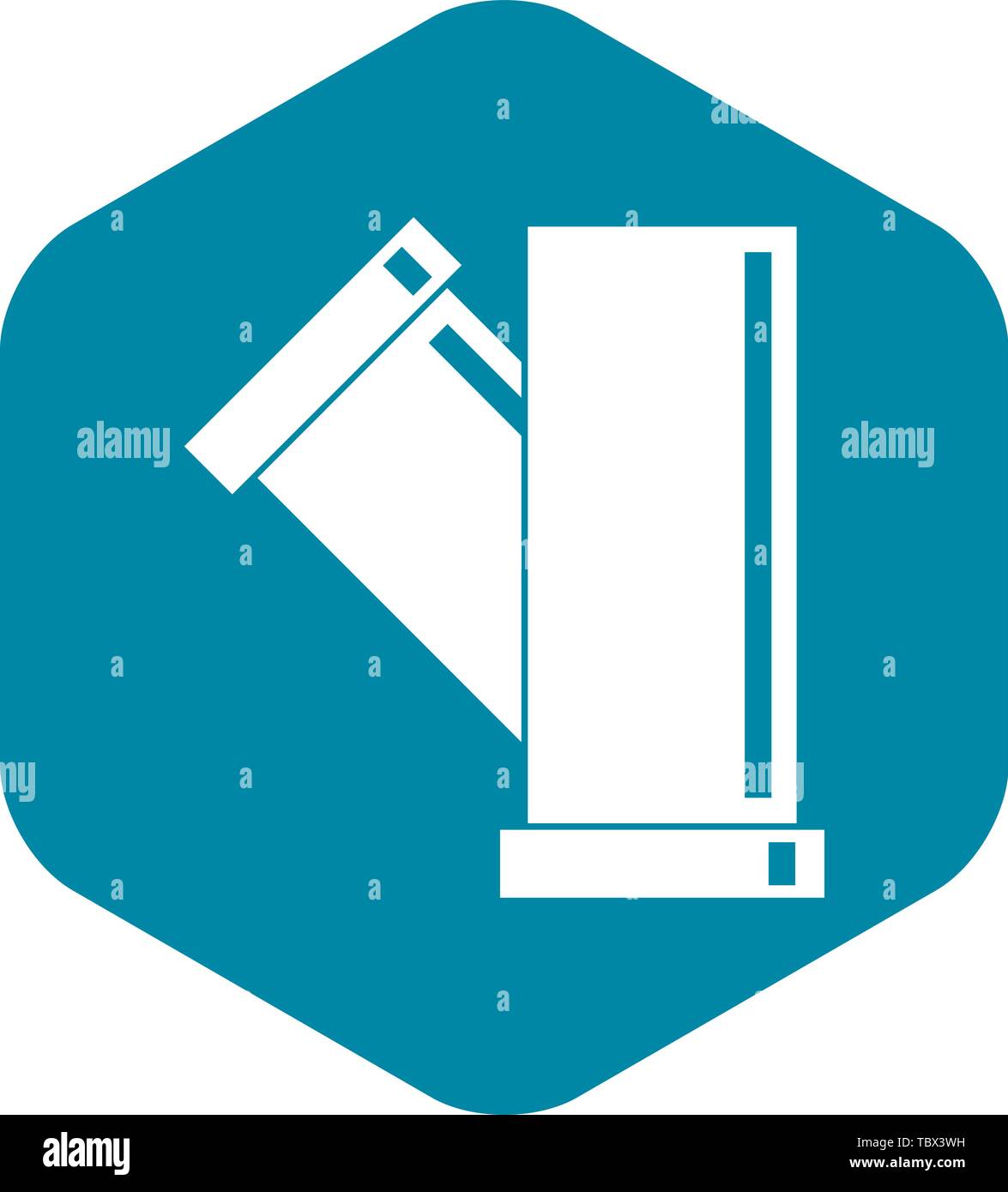 Tee fitting pipe icon, simple style Stock Vector Image & Art - Alamy