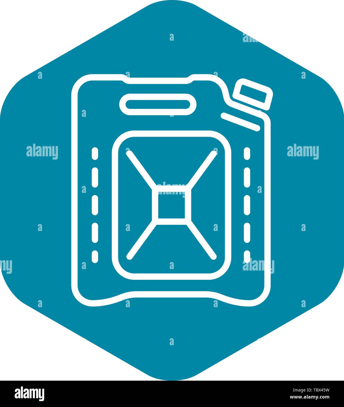 Plastic canister icon, outline style Stock Vector Image & Art - Alamy