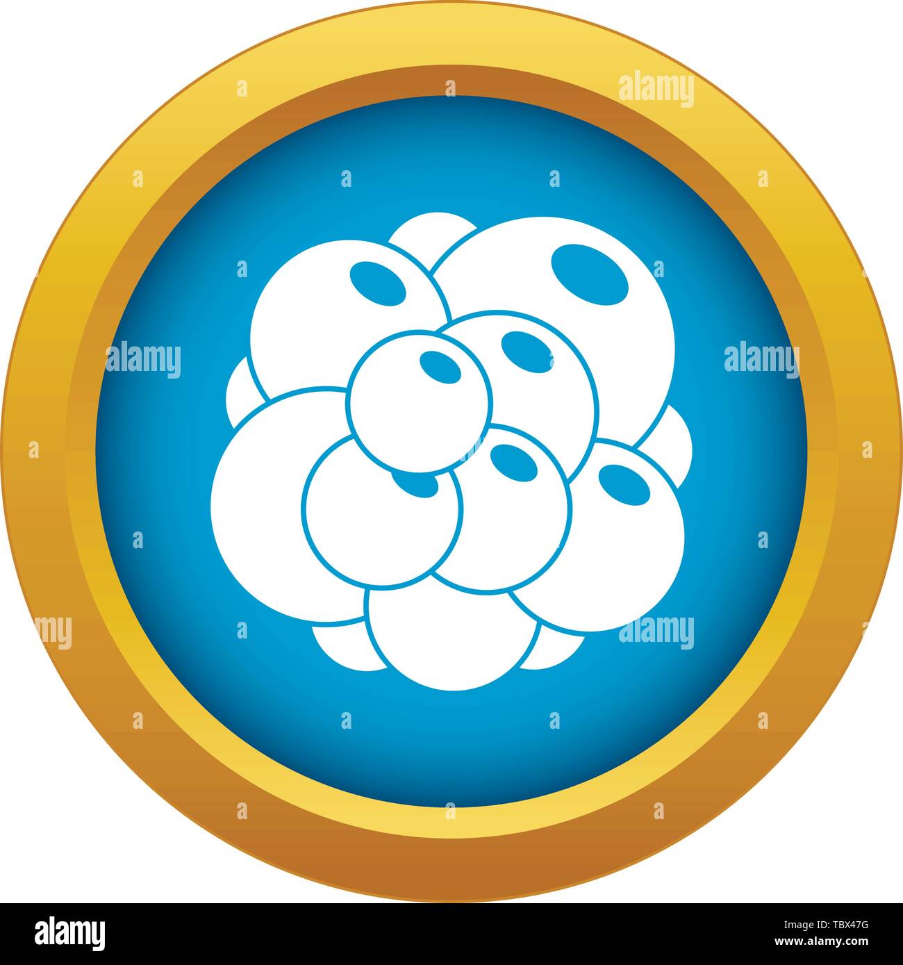 Ovary icon blue vector isolated Stock Vector Image & Art - Alamy