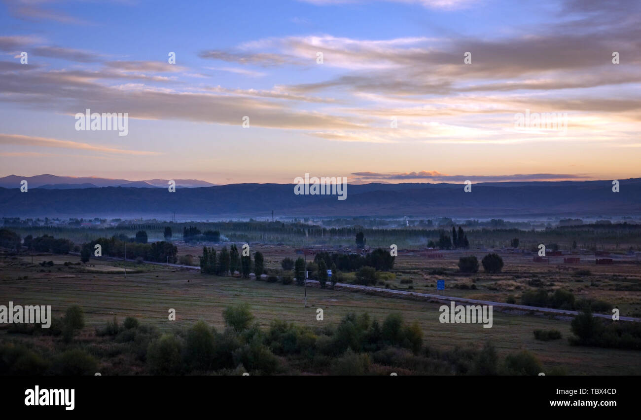 Northern Xinjiang scenery Stock Photo - Alamy